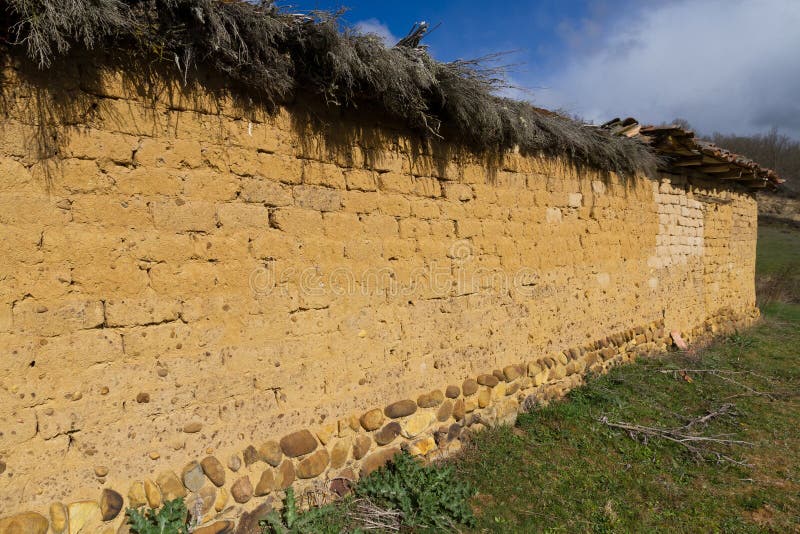 Mud Adobe wall texture stock image. Image of texture - 35511179