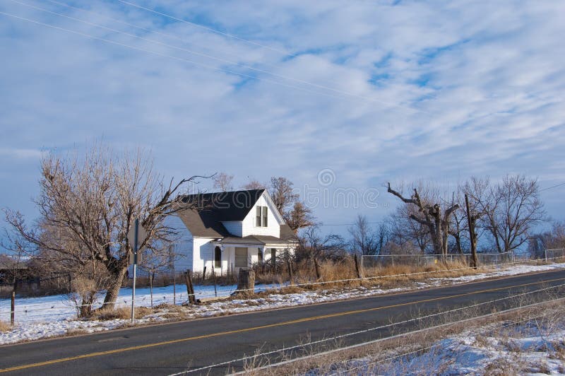 Old Rural Farmhouse stock photo. Image of peaceful, colorado - 12479332