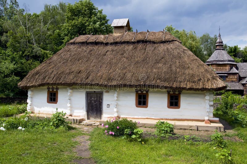 Old rural house stock image. Image of architecture, ukraine - 14725005