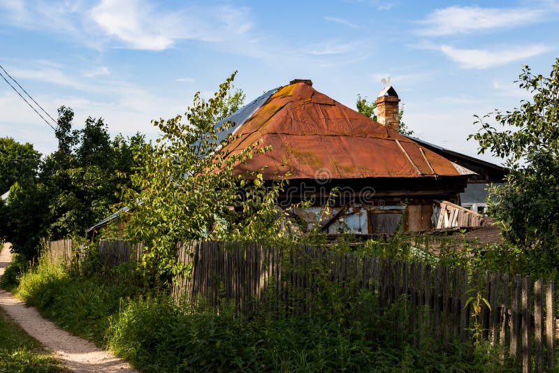 Old Rural House in the Russian Outback Stock Image - Image of poor ...