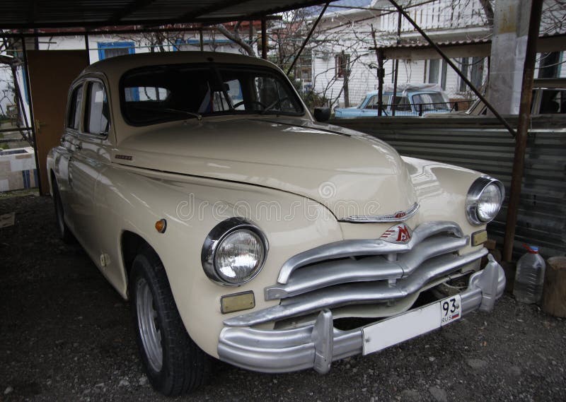Old Russian car editorial stock image. Image of style - 46238974