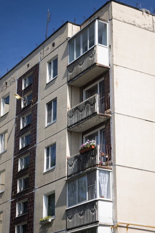 Old Russian House of USSR Times Stock Photo - Image of spiteful, porch ...