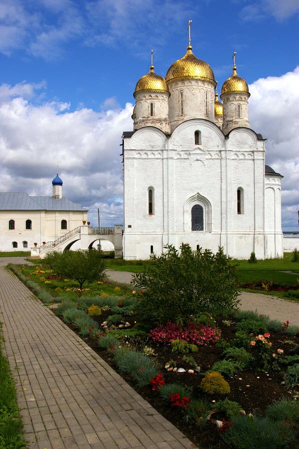 Old Russian Monastery stock image. Image of cross, building - 8780881