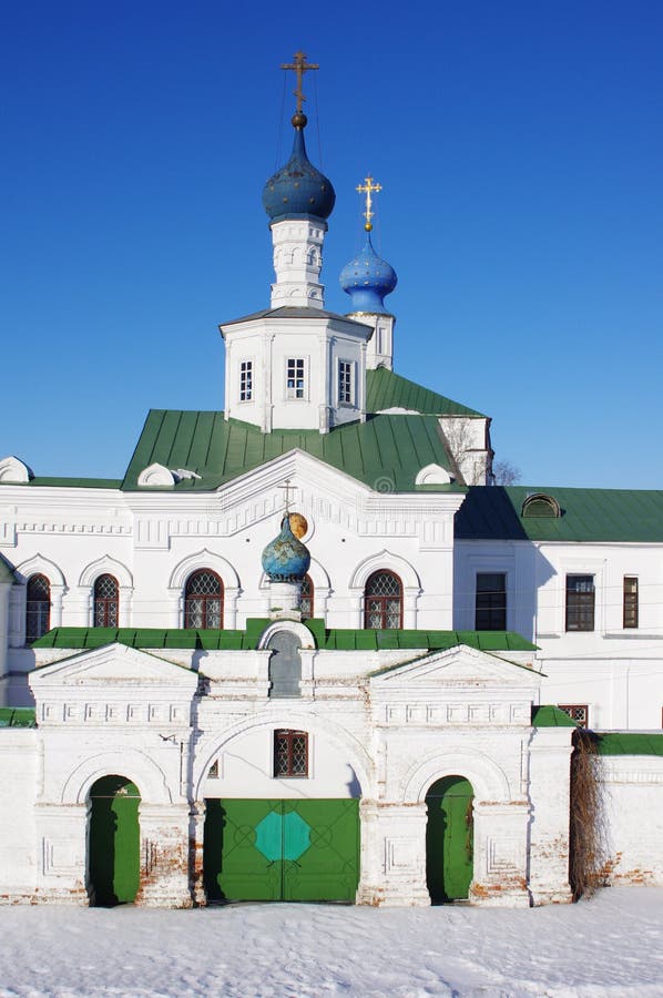Old Russian Monastery in Ryazan Stock Image - Image of building, church ...