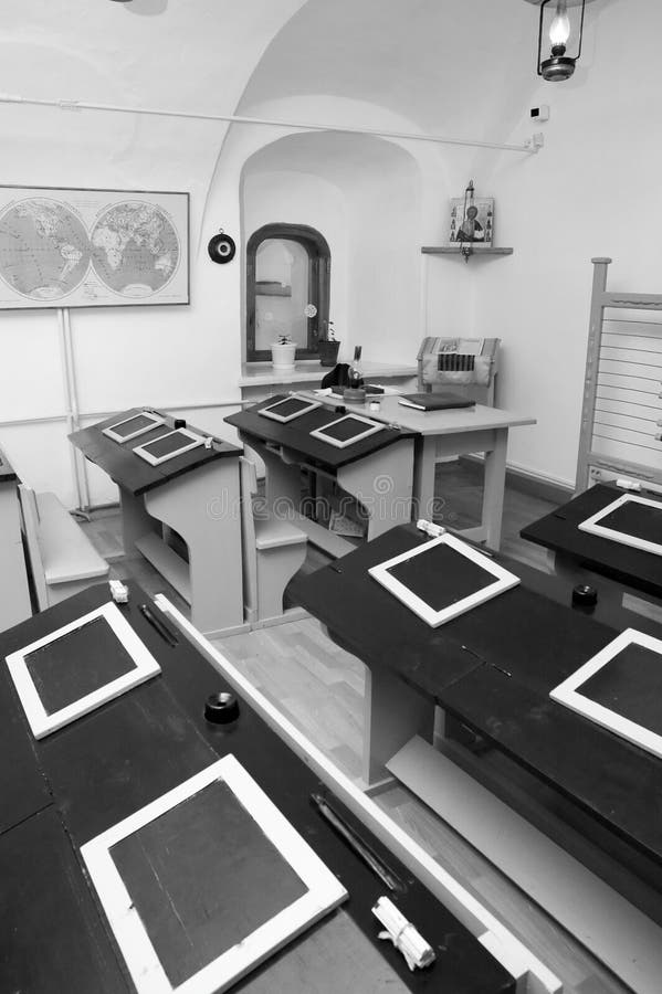 Old Russian School Class Picture. Image: 874543