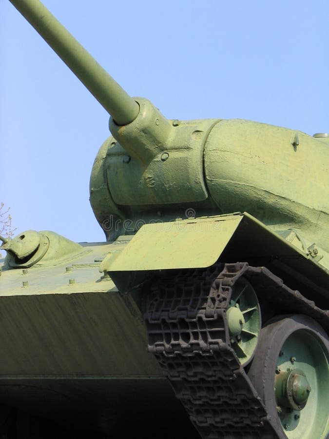 Old Russian tank Ð¢-34 stock image. Image of battle, exhibit - 910609