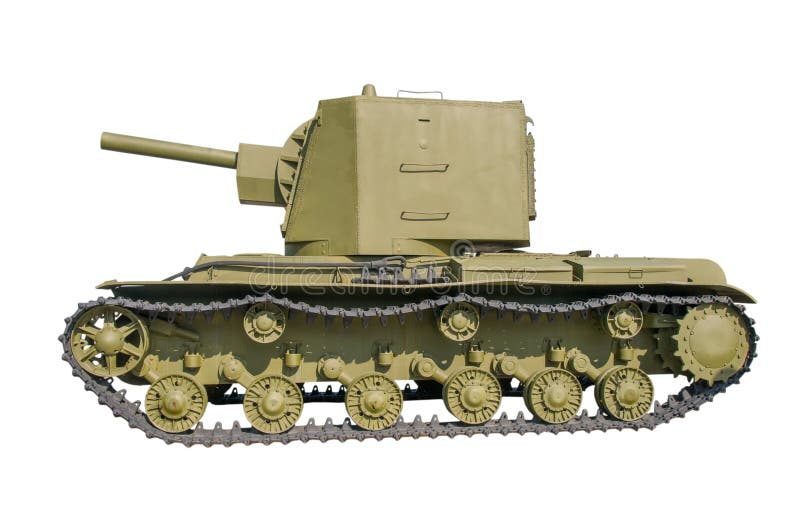 The old Russian tank. stock photo. Image of weapon, equipment - 76720744