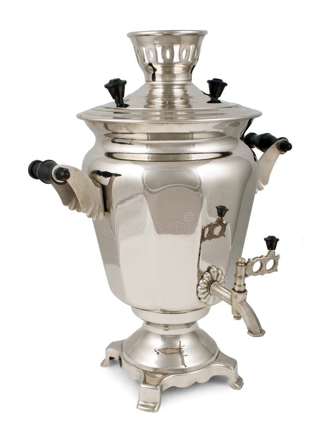 Samovar isolated stock image. Image of obsolete, decorative - 11100393