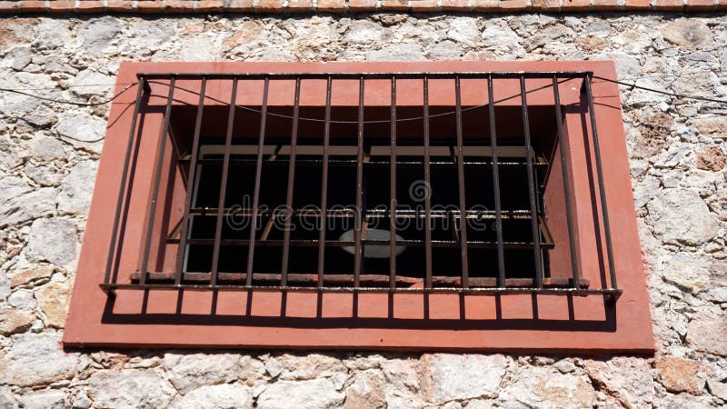 Old Rust Bars Over a Window Stock Photo - Image of ancient, window ...