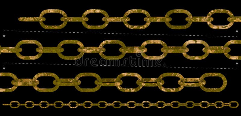Old Rust Chain Repeatable Seamless Stock Image - Illustration of heavy ...