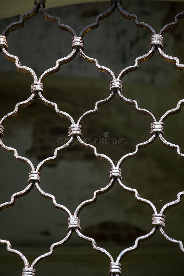 Metal window grating stock image. Image of protection - 230281671