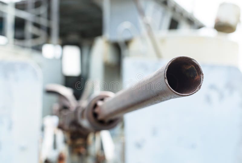 The old rust gun. stock image. Image of retro, iron - 107091907