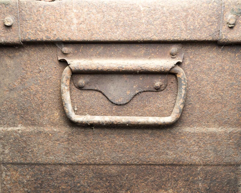 Iron box with rust stock image. Image of objects, shiny - 25029287
