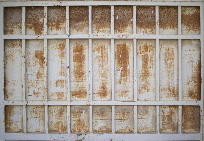 Old Rust Wooden Window with Rust Stock Image - Image of weathered, rust ...