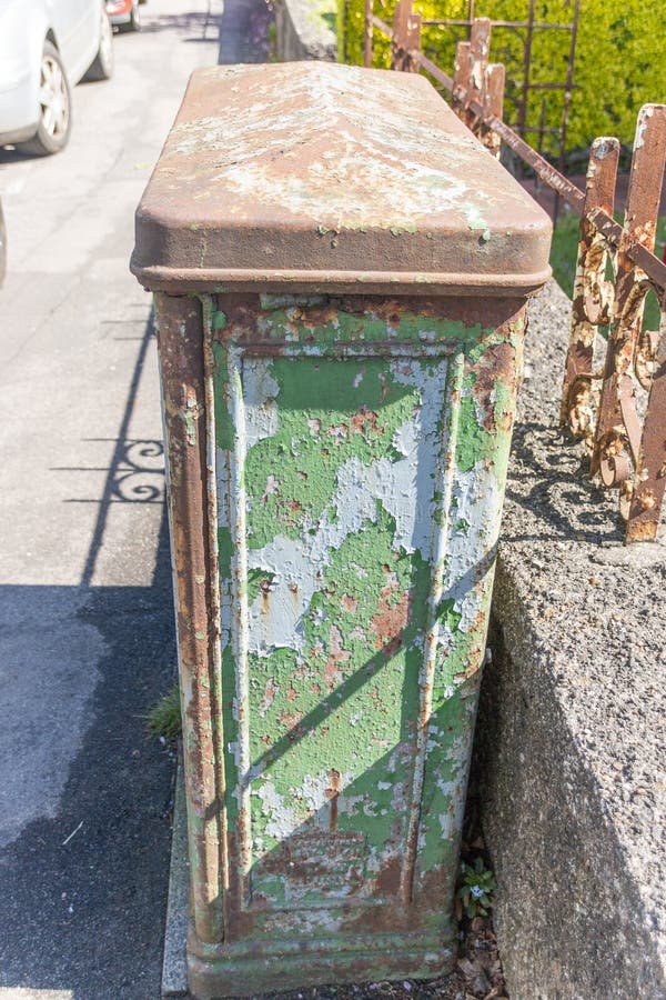 Old Rusted Box stock image. Image of daylight, rusting - 180420965