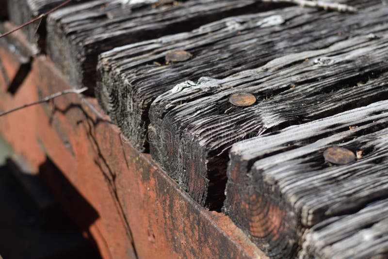 Old Rusted Bridge stock photo. Image of rusted, dried - 69732400