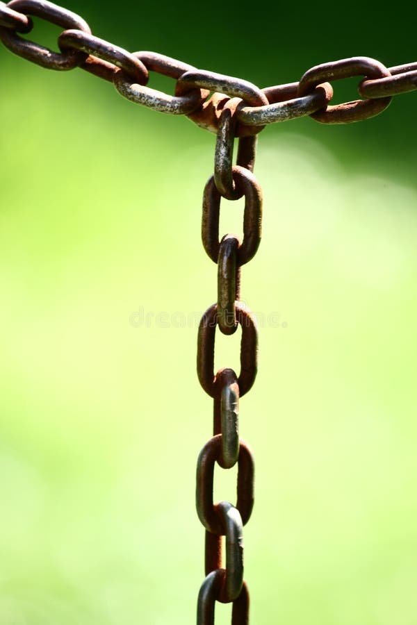 Old rusted chain stock photo. Image of iron, rust, rusted - 15162144