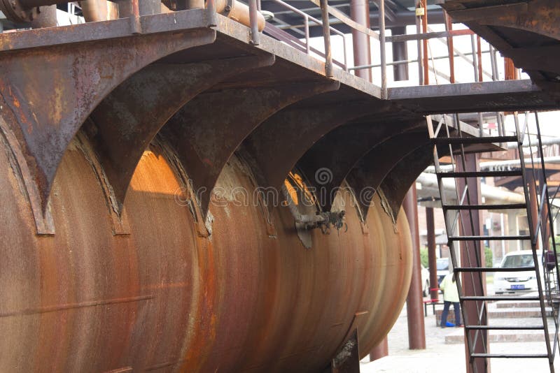 Old Rusted Cistern stock image. Image of utility, industry - 22044827