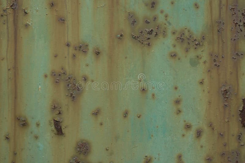 Old Rusted Green Painted Metal Background Texture Stock Image - Image ...