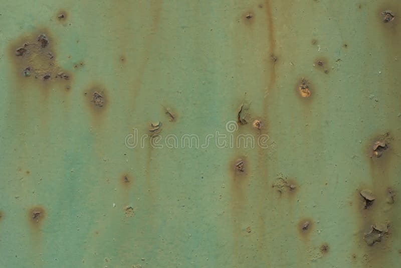 Old Rusted Green Painted Metal Background Texture Stock Image - Image ...
