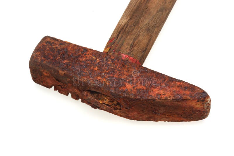 Old rusted hammer stock photo. Image of crafts, materials - 57358098