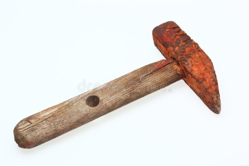 Old rusted hammer stock photo. Image of tools, hammer - 57357362