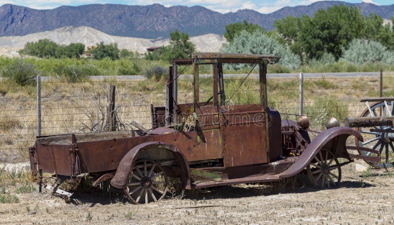 Old Jalopy stock image. Image of rusty, yard, classic - 96291947