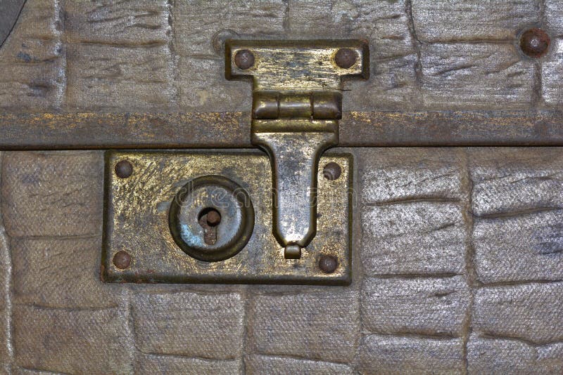 Old Rusted Lock of an Antique Suitcase Stock Photo - Image of rusty ...