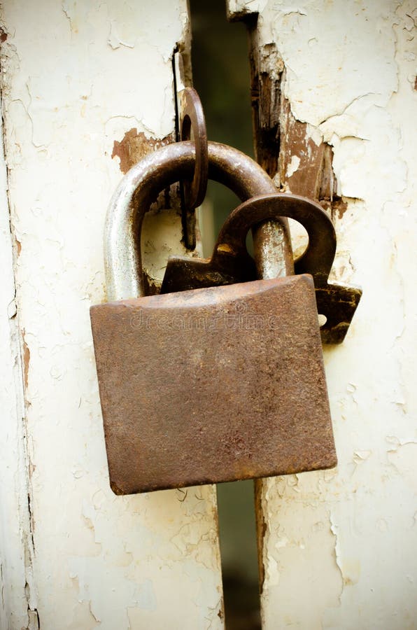 Old rusted lock stock image. Image of safe, enter, guard - 50689449
