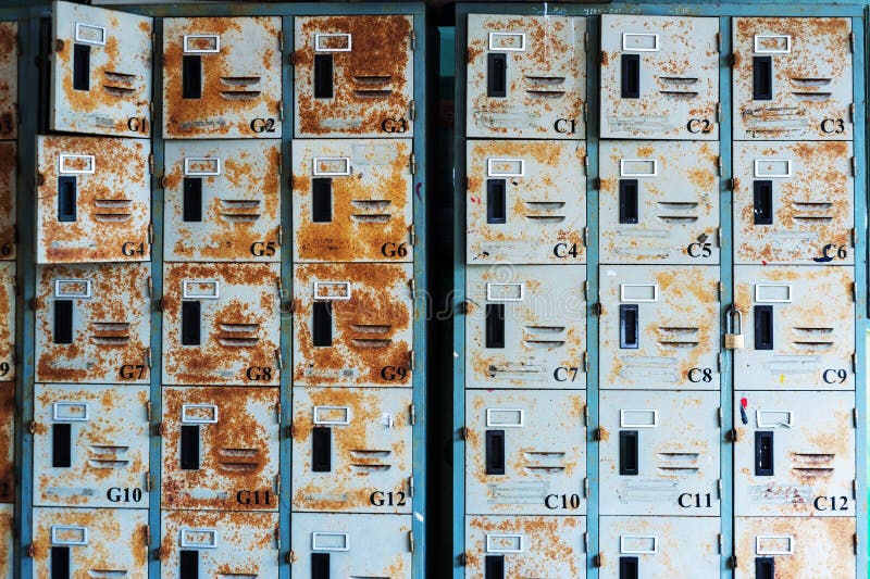 Rusty Locker stock photo. Image of handle, lock, security - 27638186