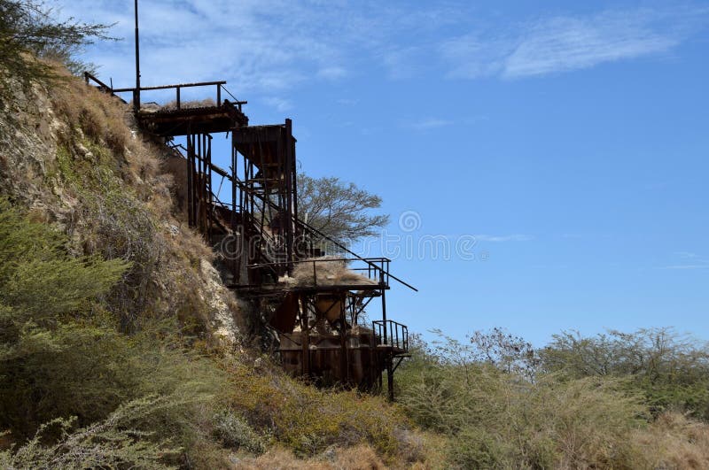 Old Rusted Staircase in Factory Buildings Stock Photo - Image of grunge ...