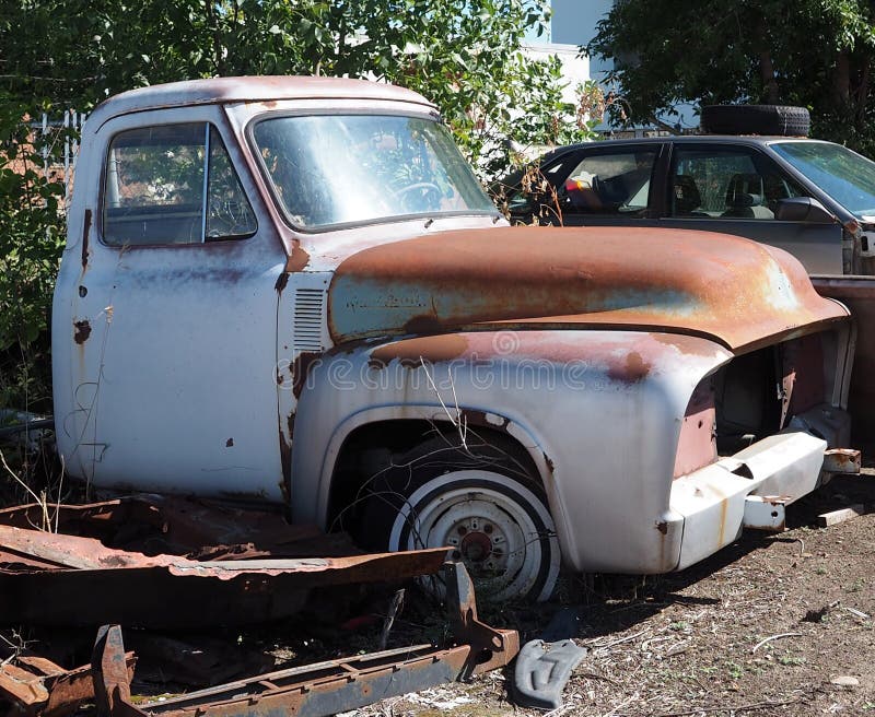 Rusted old truck. stock image. Image of truck, rusted - 91998671