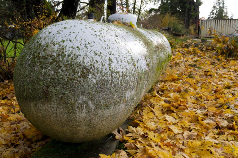 Old Rusted Propane Holding Tank Stock Image - Image of fuel, container ...