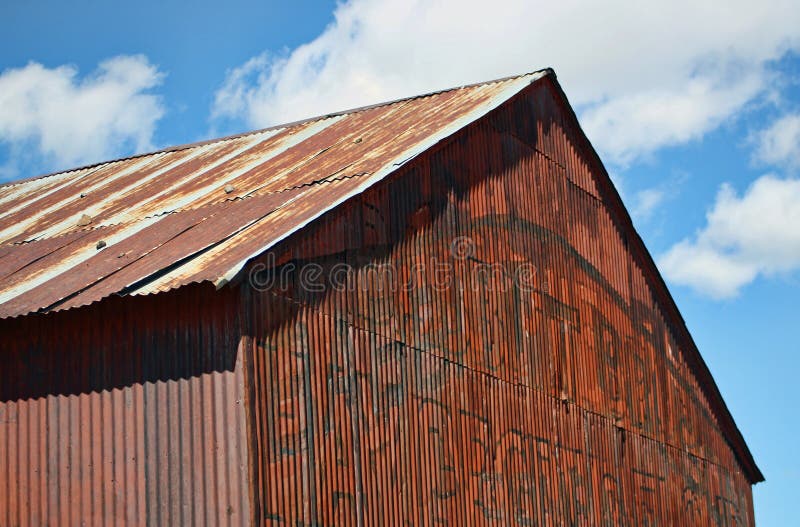 Old Rusted Rural Building stock image. Image of abandoned - 21819623