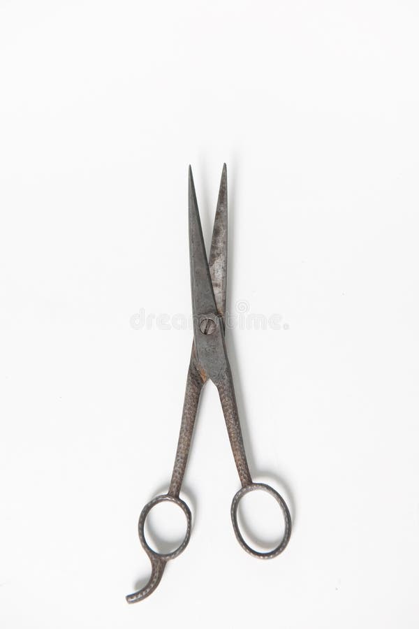 Old rusted scissors. stock photo. Image of supplies, open - 13248364