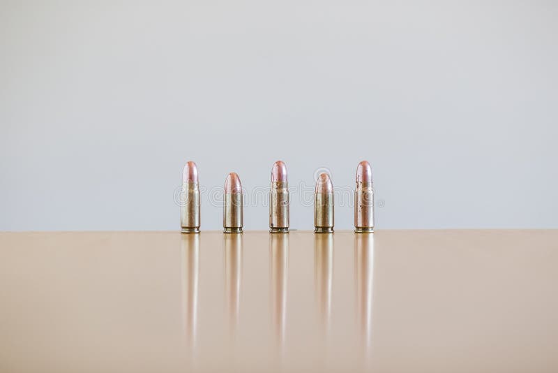 Old Rusted, Soviet Era, Bullets Stock Image - Image of bullet, brass ...