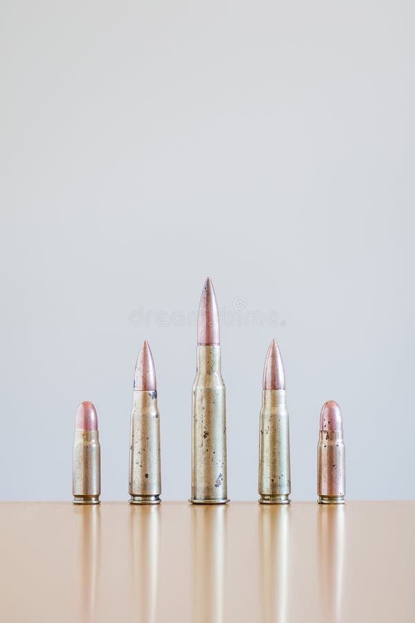 Old Rusted, Soviet Era, Bullets Stock Image - Image of brass, caliber ...