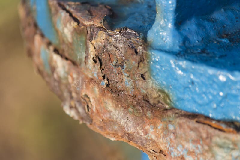 Rust Damage Steel Structure Stock Image - Image of decoration, iron ...