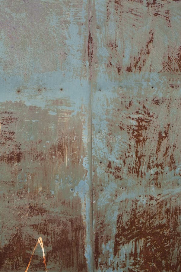 Rusted Steel Wall Panels stock image. Image of rusted - 102261821