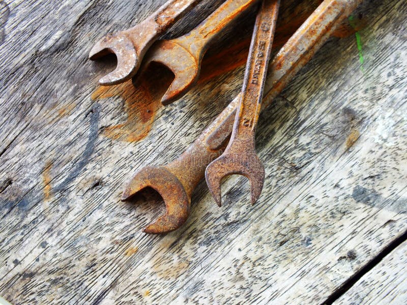 Rusted tools stock photo. Image of adjustable, vintage - 16671854