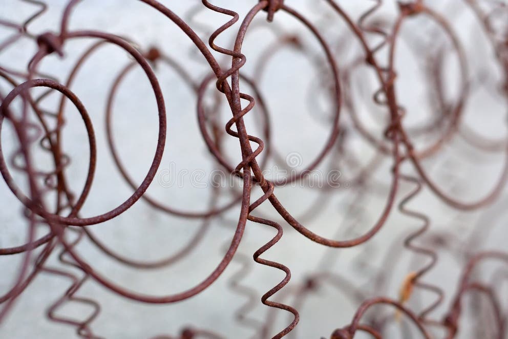Old rusted wire netting stock image. Image of material - 2119681