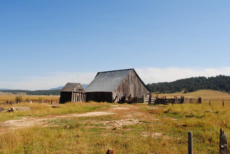 Old Rustic Barn Surrounded by Fall Foliage Stock Photo - Image of ...