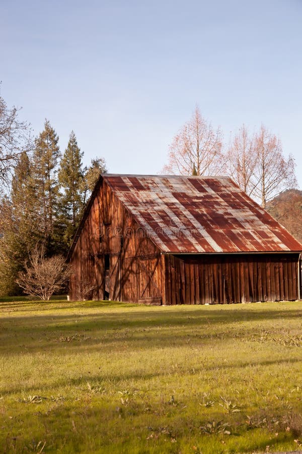 The old rustic barn stock image. Image of napa, farming - 28705121