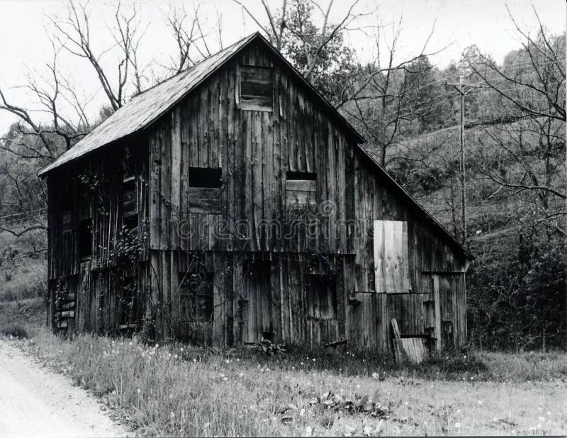 Old, Rustic Barn stock image. Image of houses, lonely - 8860493