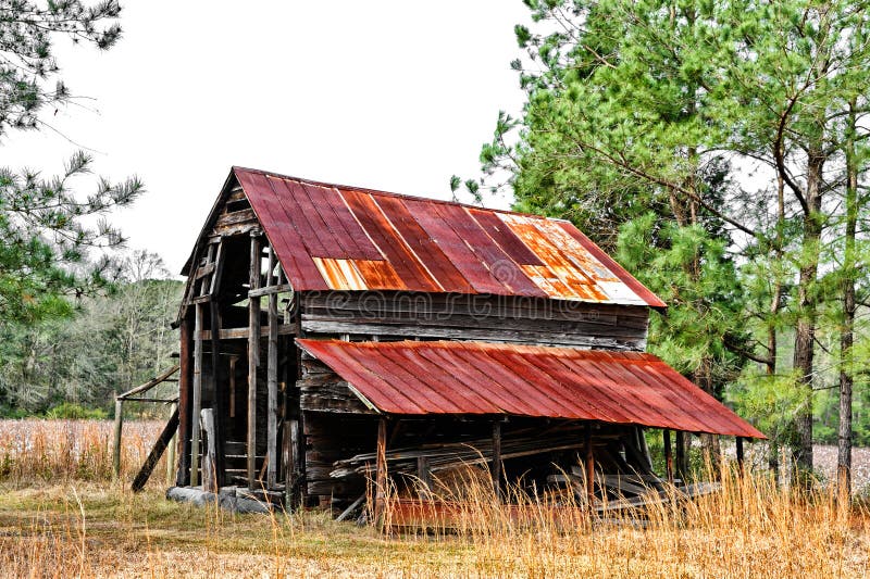 Old Rustic Barn stock image. Image of homestead, history - 100818763