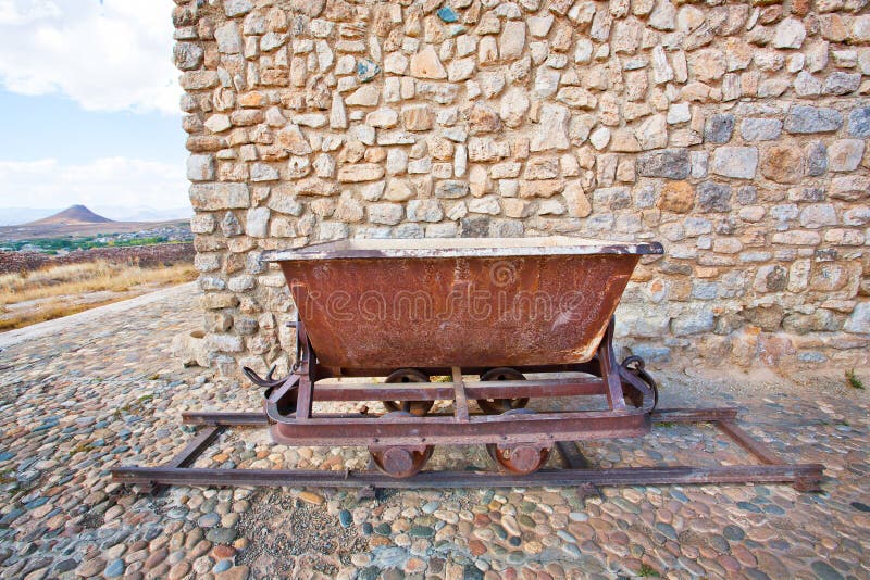 Underground mine trolley stock photo. Image of manufacturing - 2706830