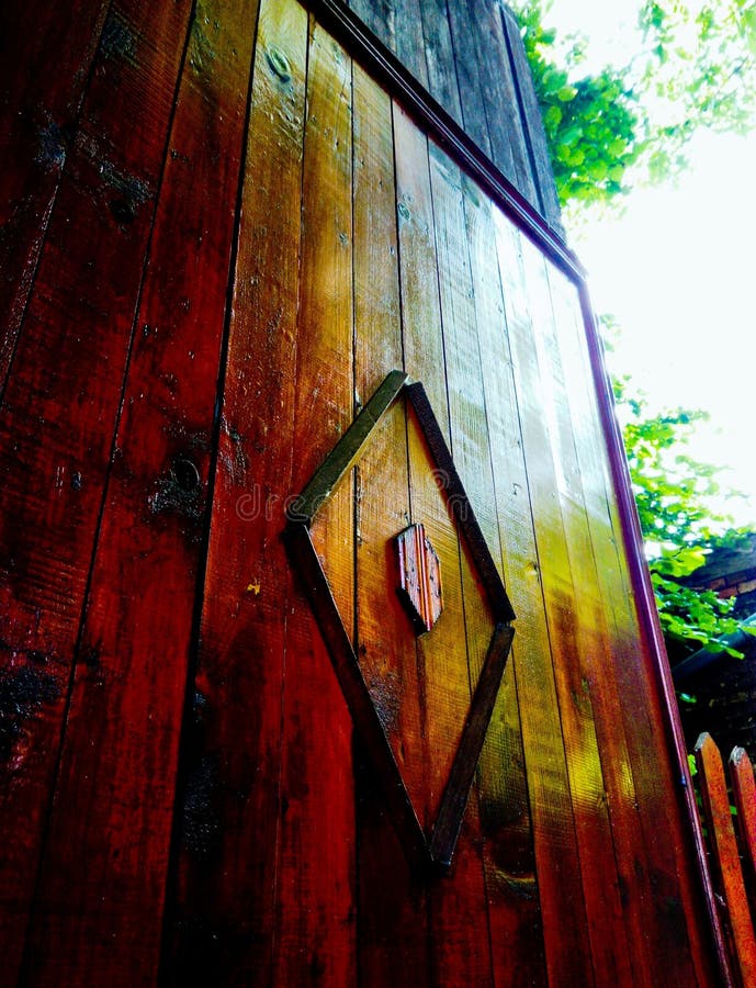 Old Rustic Door on the Shack Stock Image - Image of rays, beam: 186192559