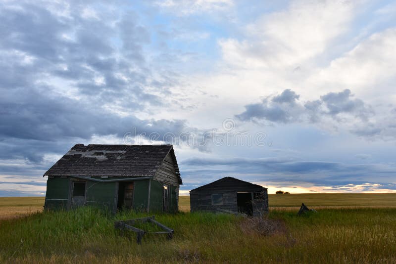Old Rustic Homestead stock photo. Image of overcast, house - 98549186
