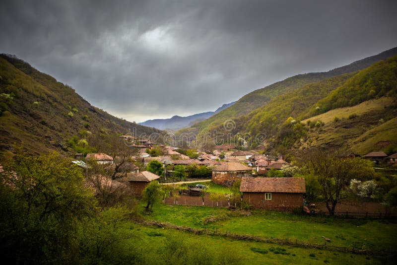Old Rustic Idyllic Houses in a Village Topli Do Stock Image - Image of ... Old Rustic Idyllic Houses in a Village Topli Do Stock Image - Image of ...