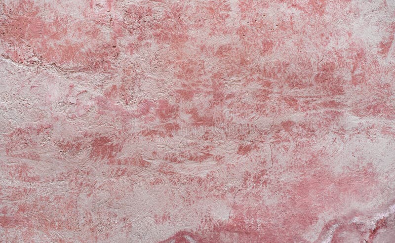 Old Rustic Red Weathered Plaster Wall Texture Stock Image - Image of ...